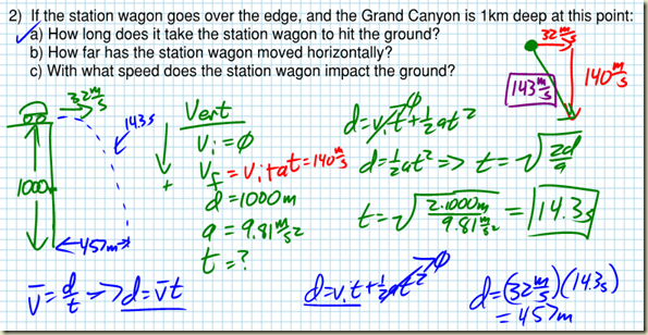 Projectile Motion Analysis - Regents Physics